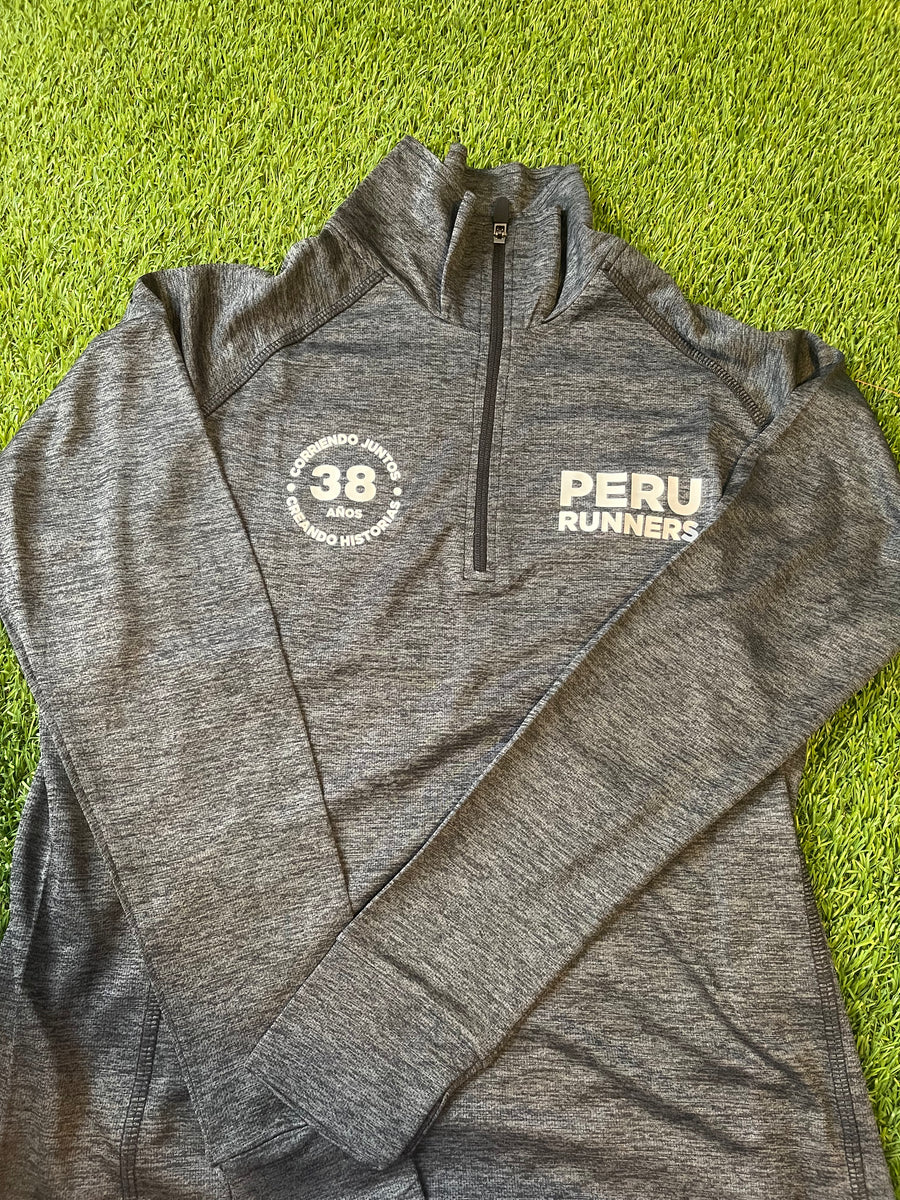 Polo Manga larga con medio cierre – Peru Runners